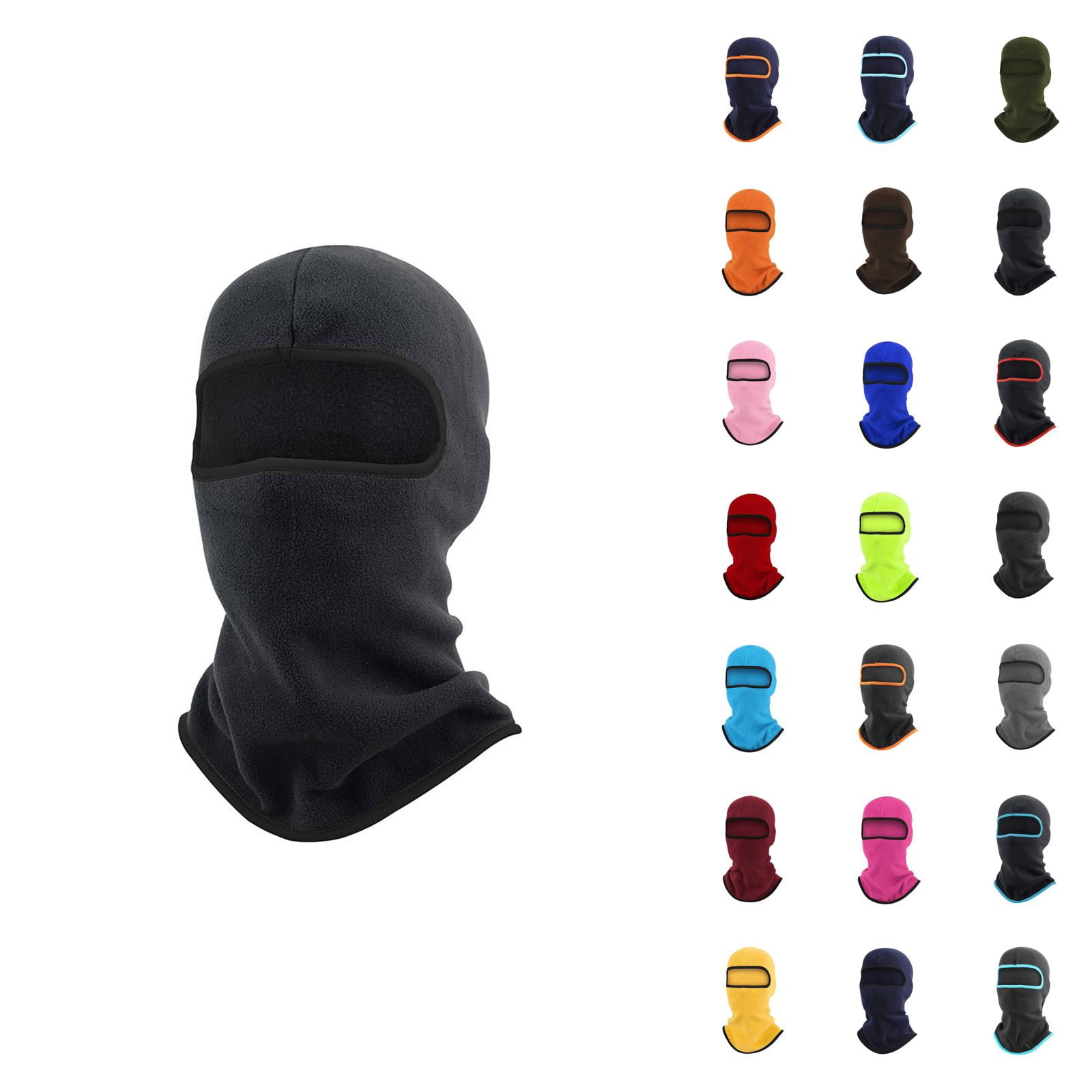 Men Women Ski Mask Winter Knit Balaclava Warm Thickened Outdoor Cycling ...