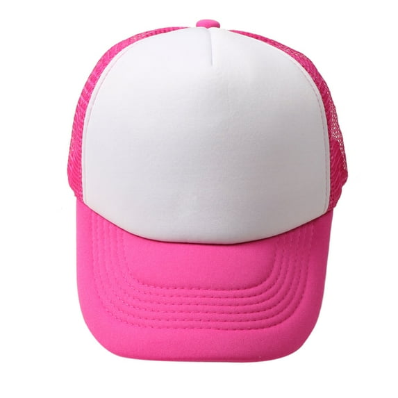 Men Women Foam Trucker Hat Mesh Cap Solid Colors Lightweight with ...