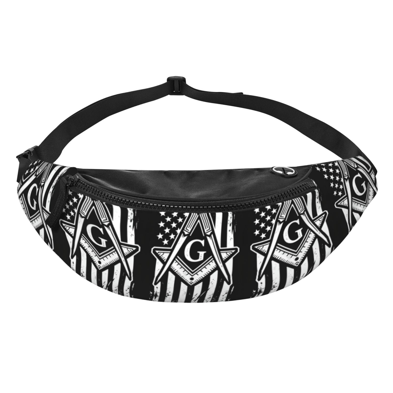 Men Women Freemason Masonic Masons Flag Fanny Pack Crossbody Waist Belt ...