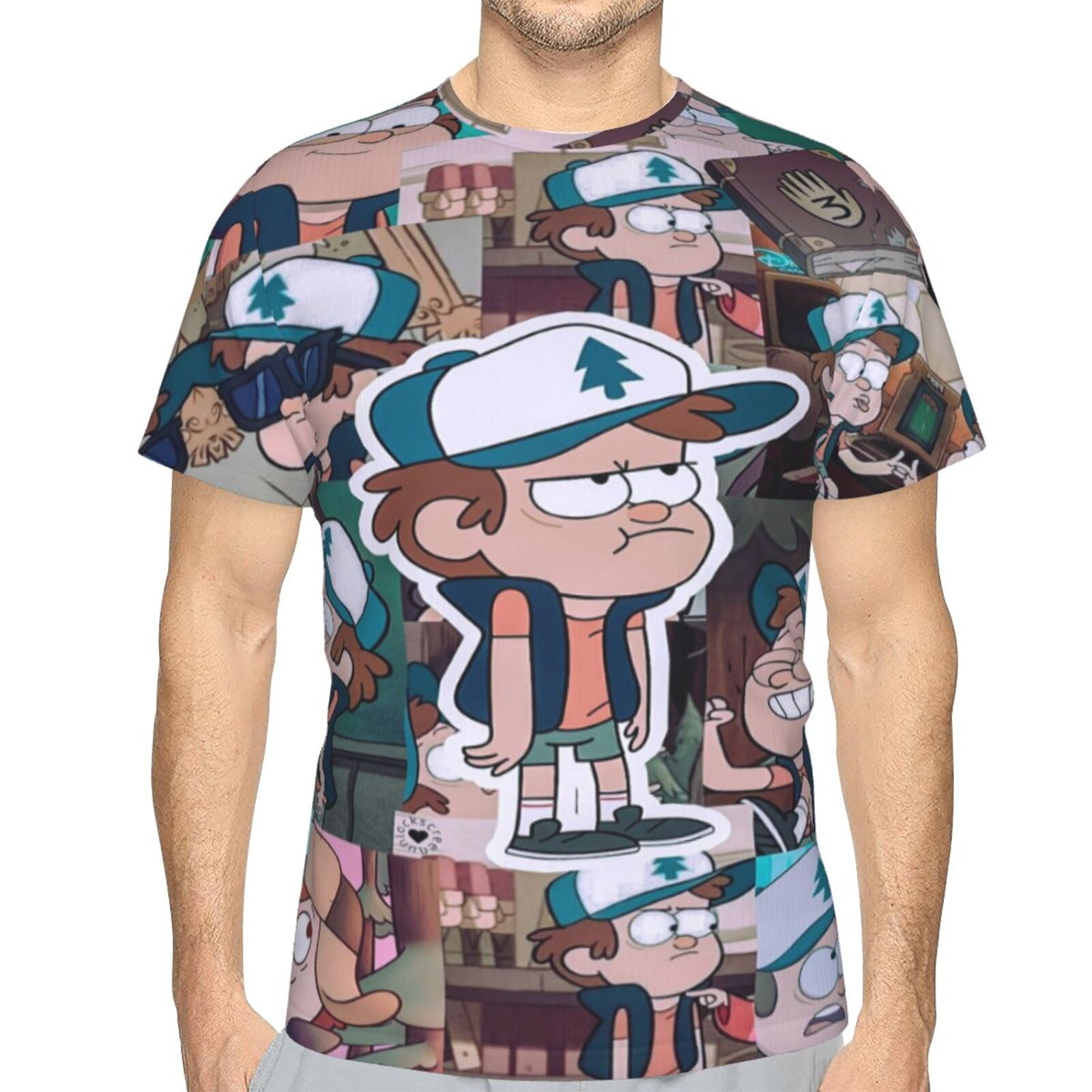 Men Women Gravity Fall Shirts Short Sleeve Cosplay Adults Anime T ...