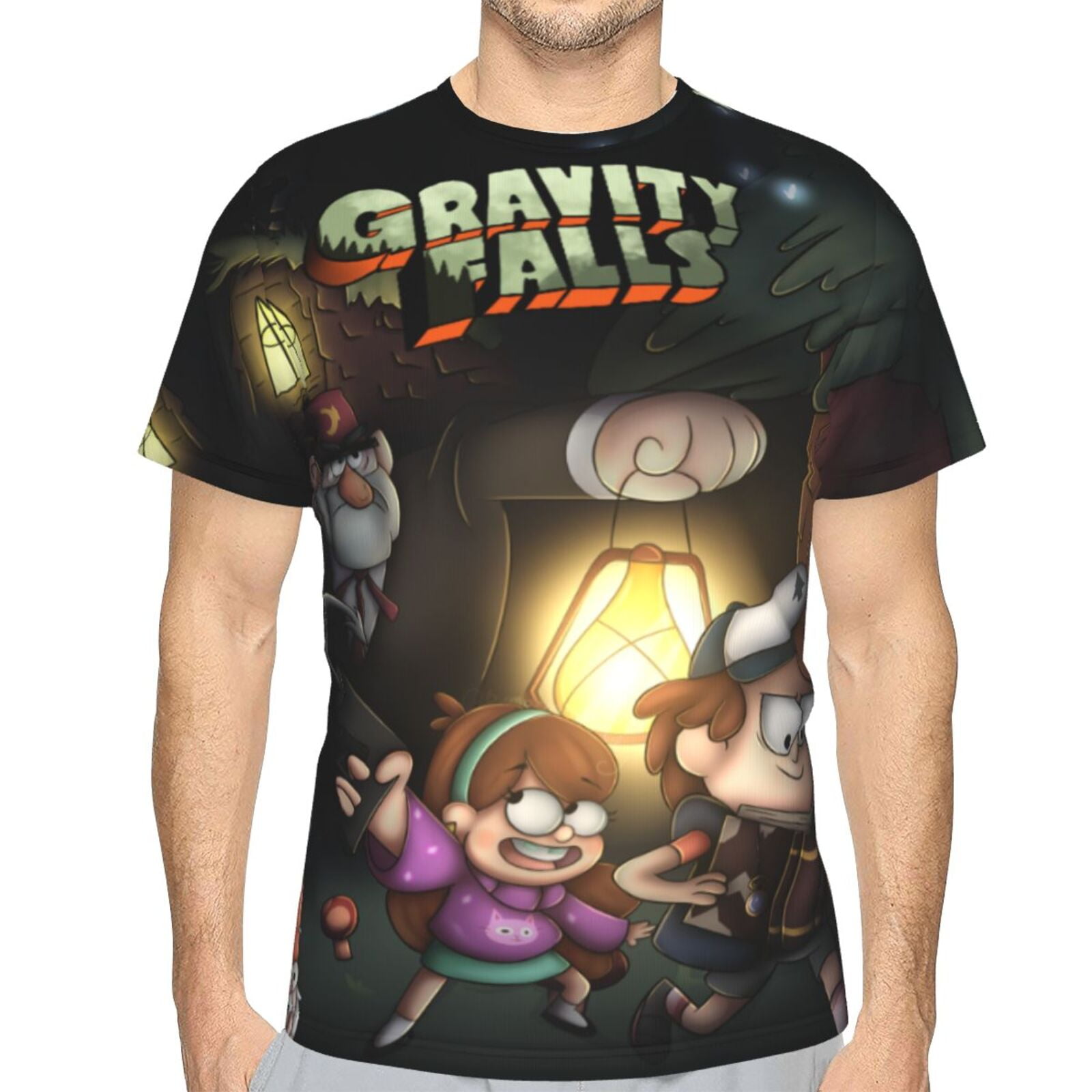 Men Women Gravity Fall Shirts Short Sleeve Cosplay Adults Anime T ...