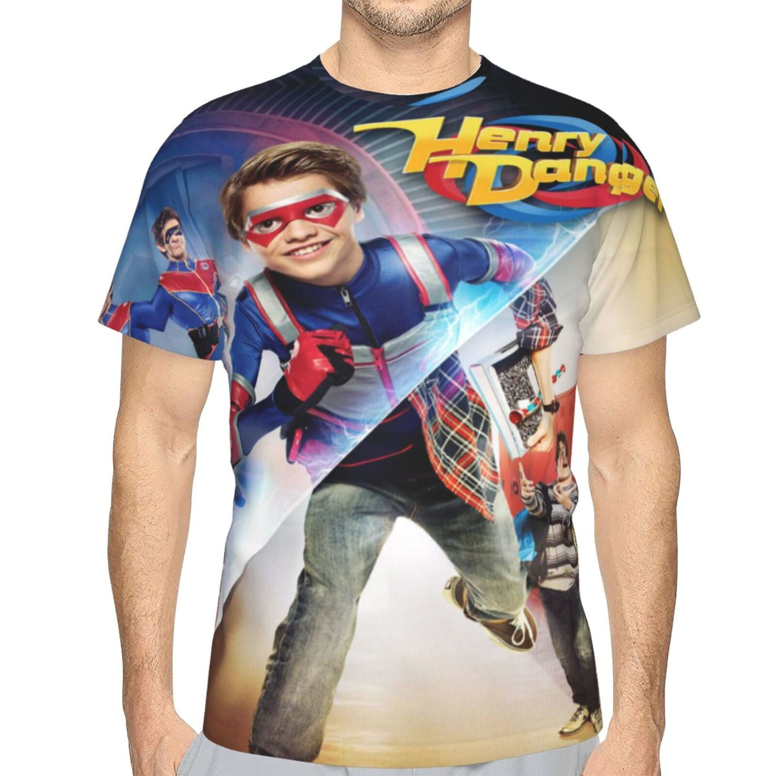 Men Women Henry Danger Shirts Short Sleeve Cosplay Adults Anime T ...