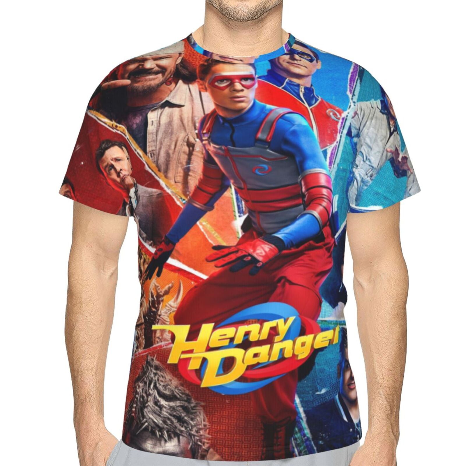 Men Women Henry Danger Shirts Short Sleeve Cosplay Adults Anime T ...