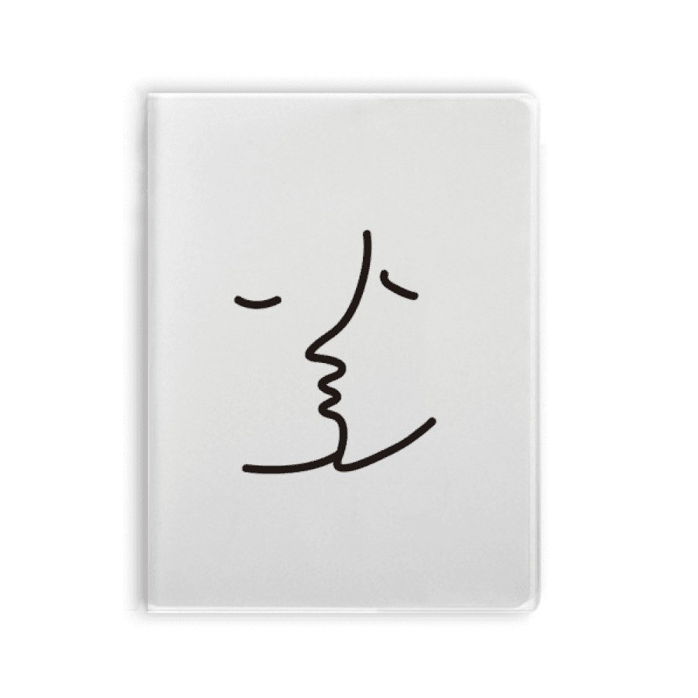 Men Women Kissing Love Art Deco Fashion Notebook Gum Cover Diary Soft ...