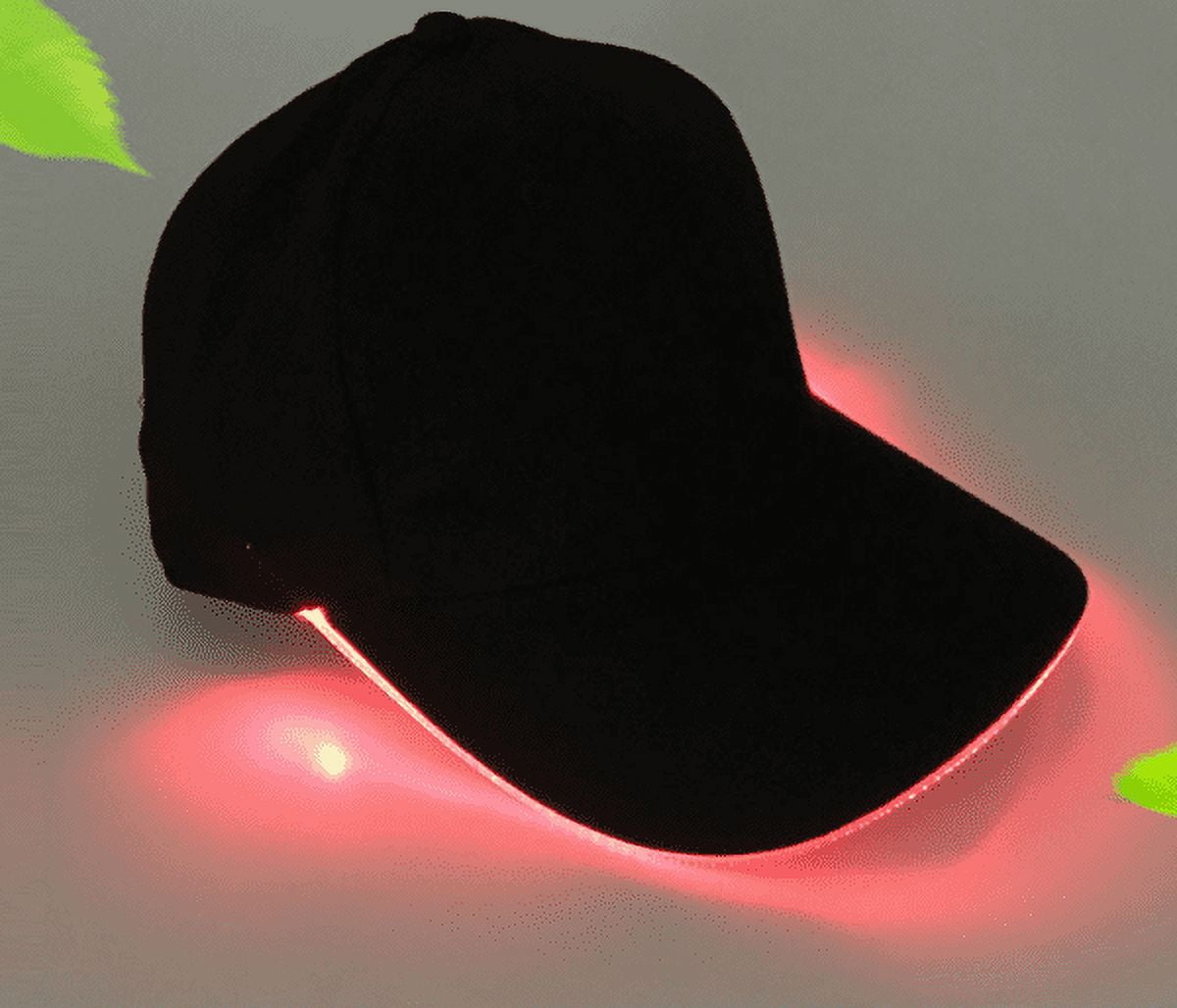 Men Women LED Baseball Hat LED Light up Hat Flash Glow Rave Party Cap ...