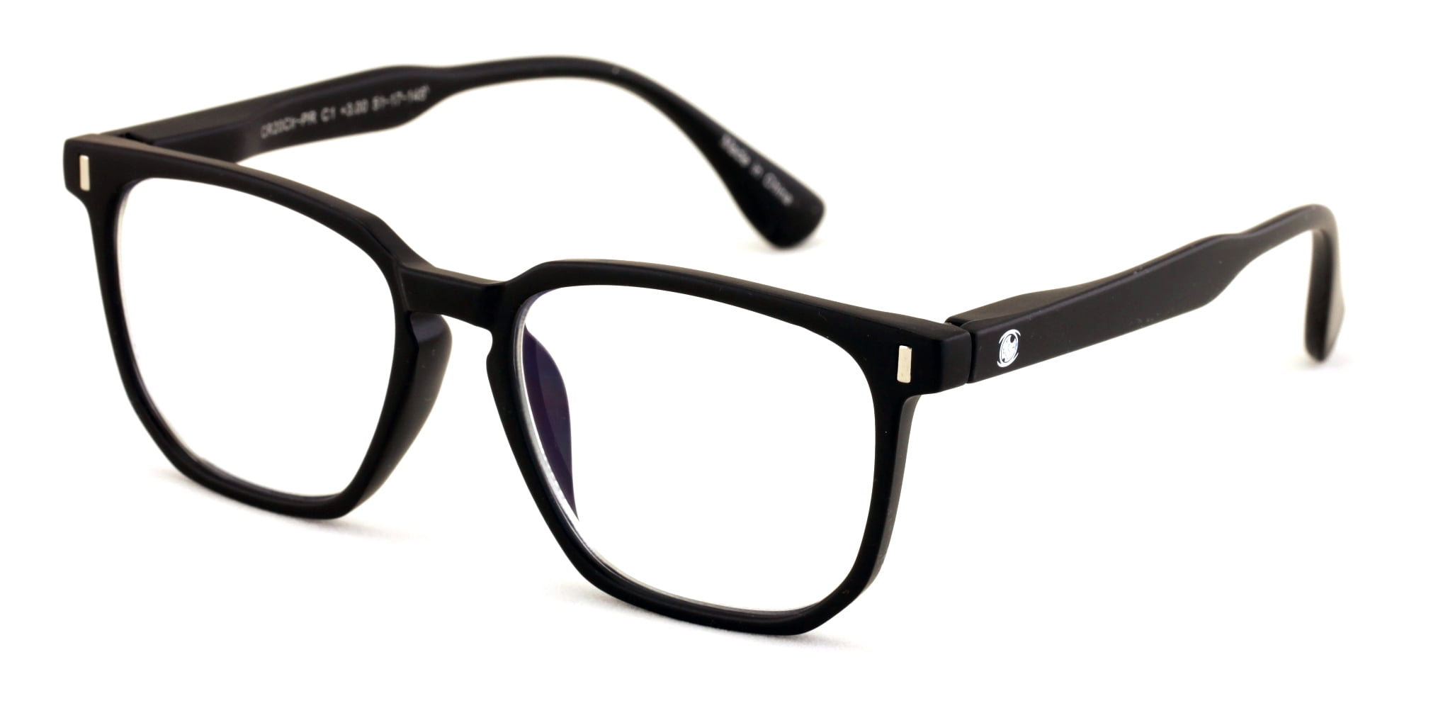 Men Women Matte Progressive Clear Reading Glasses - Anti Blue Blocker ...
