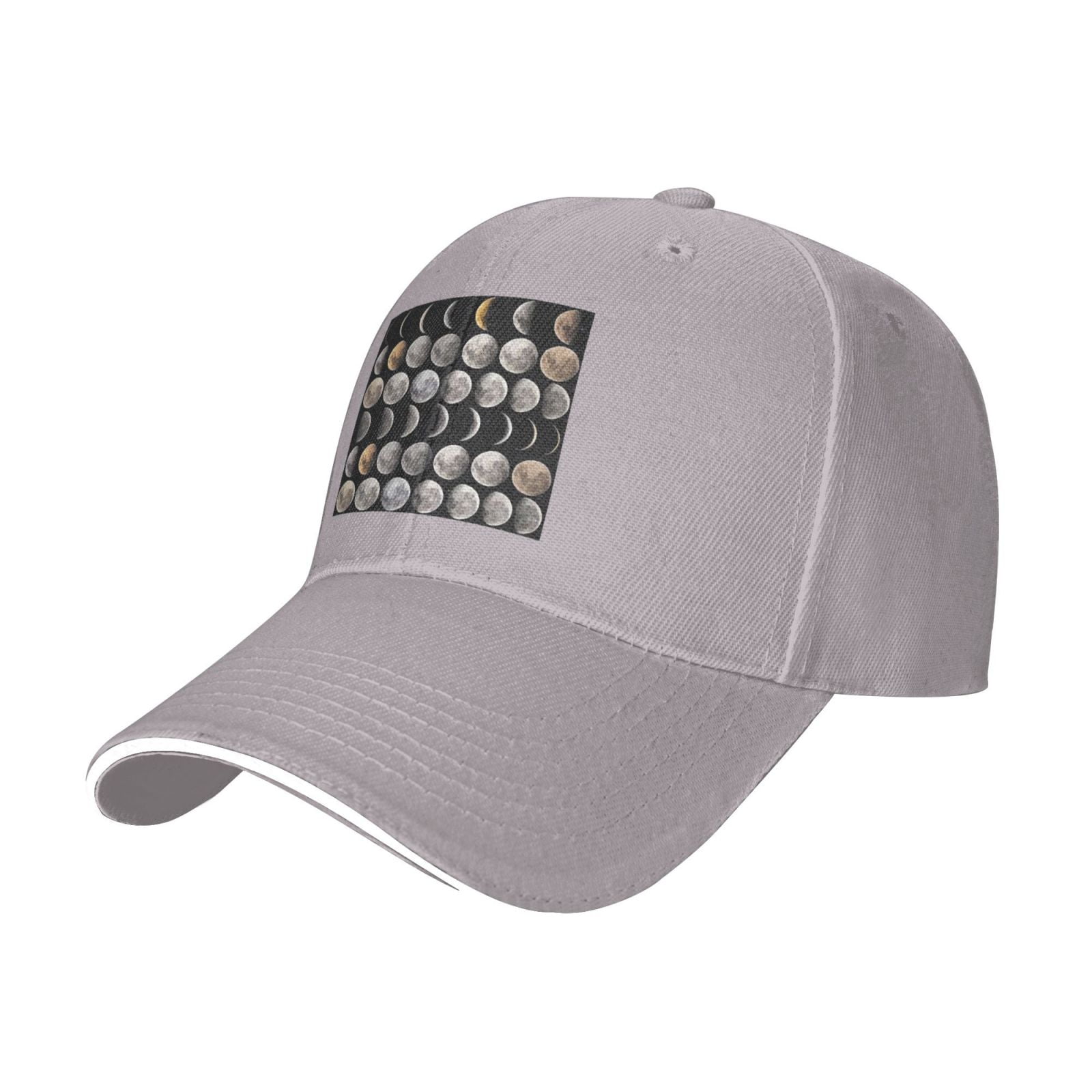 Men Women Moon Phases Baseball Cap Adjustable Sandwich Bill Dad Trucker ...