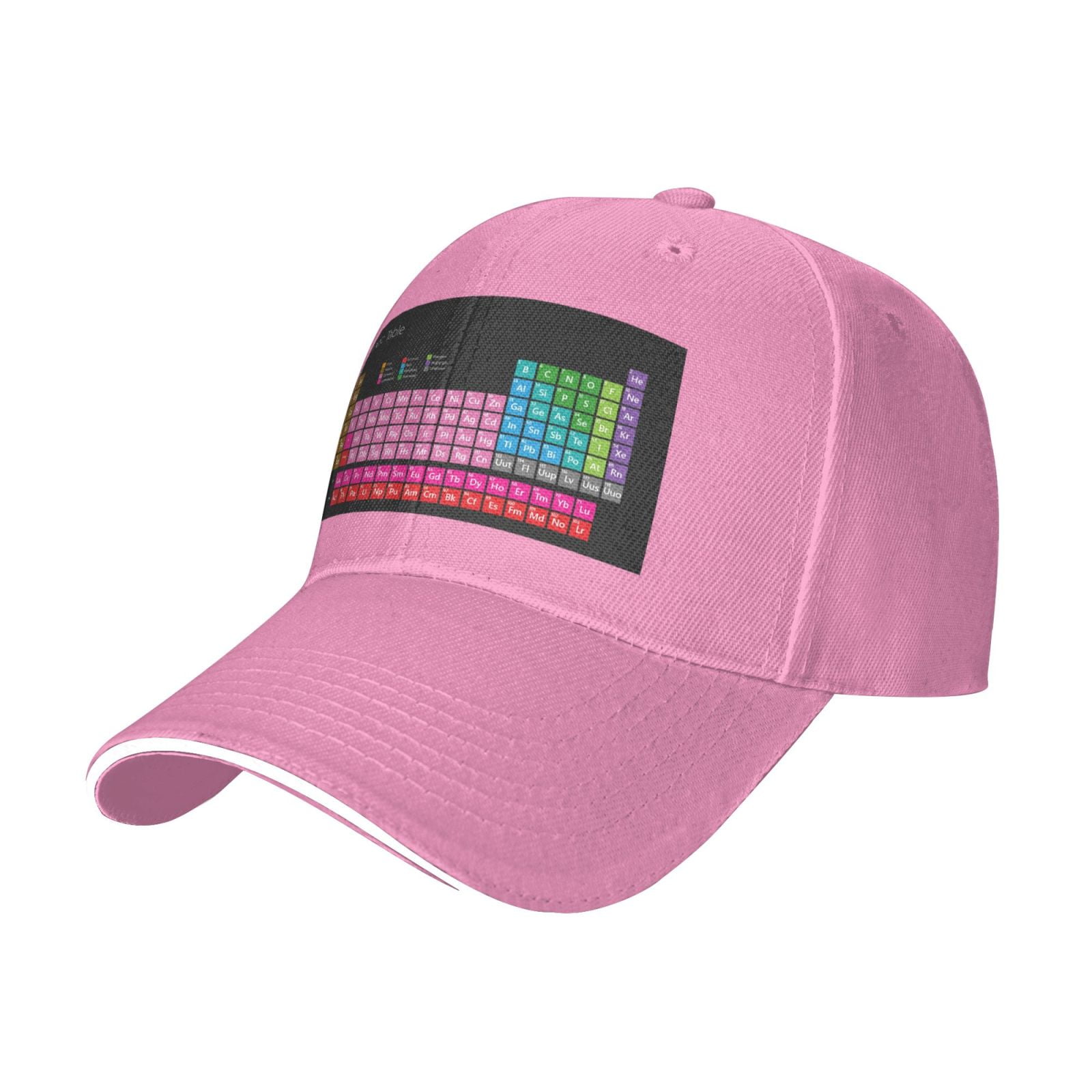 Men Women Periodic Table Of Elements Chemistry Baseball Cap Adjustable ...