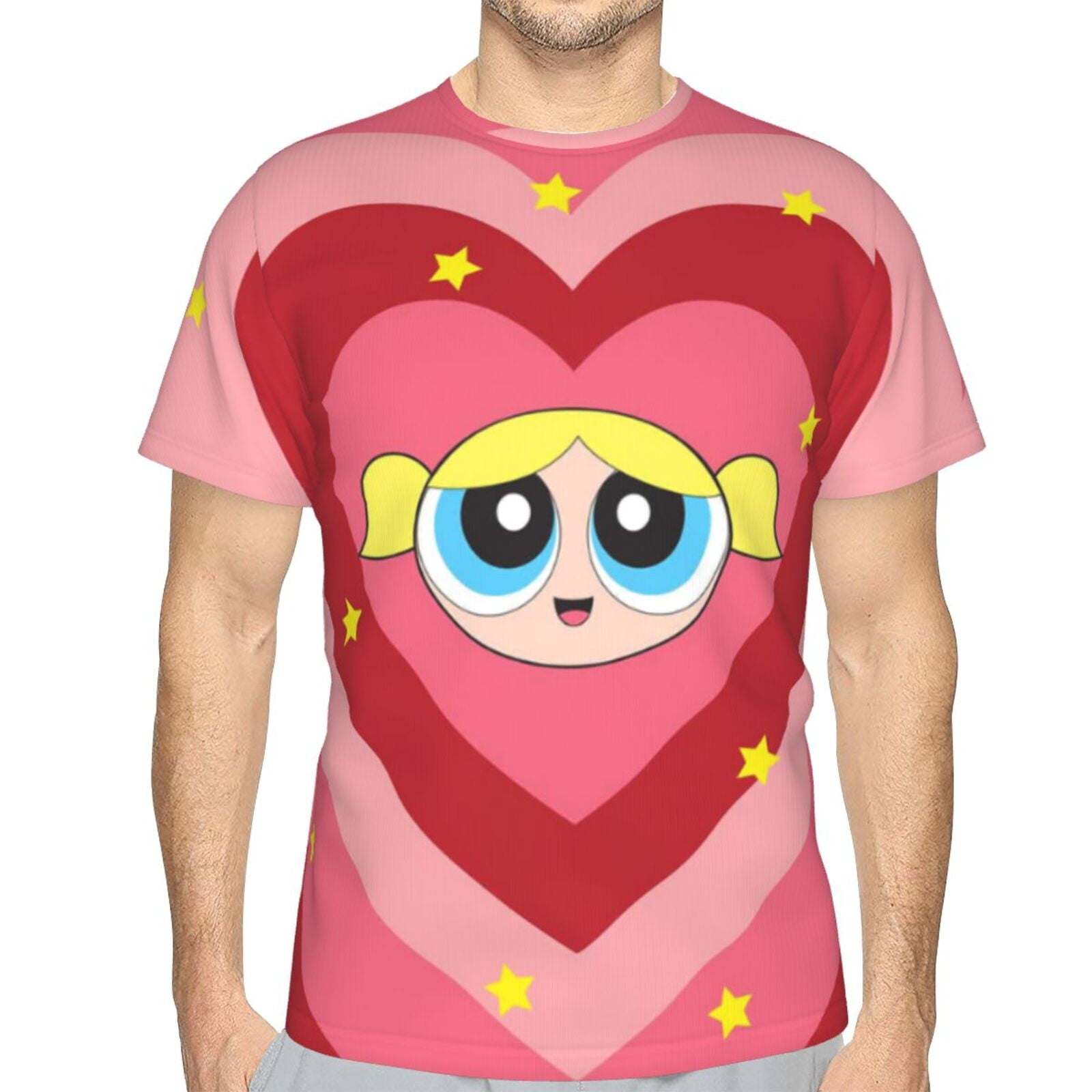 Men Women Powerpuff Girls Shirts Short Sleeve Cosplay Adults Anime T ...
