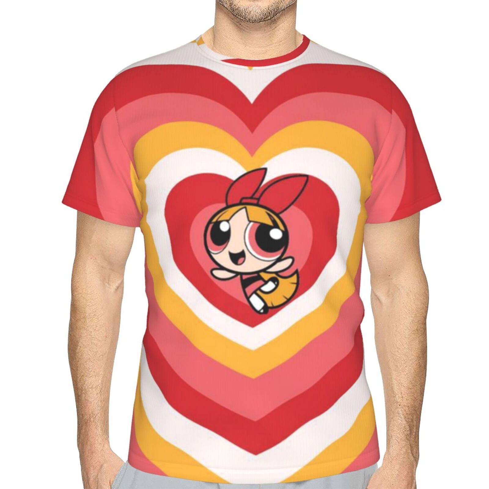 Men Women Powerpuff Girls Shirts Short Sleeve Cosplay Adults Anime T ...