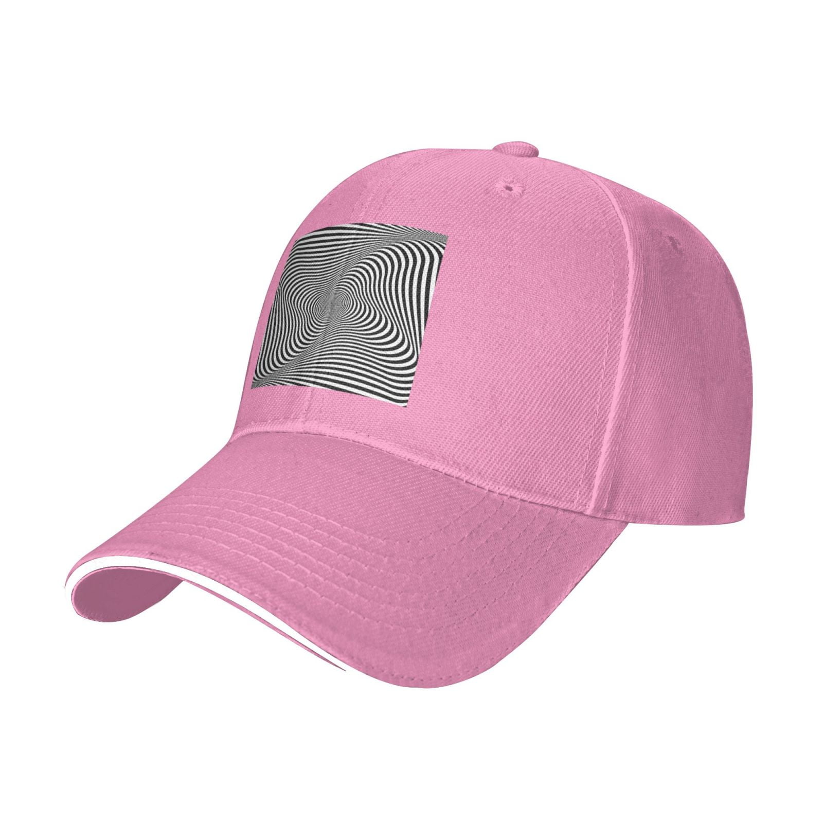 Men Women Rotational Motion Illusion Psychedelic Baseball Cap ...