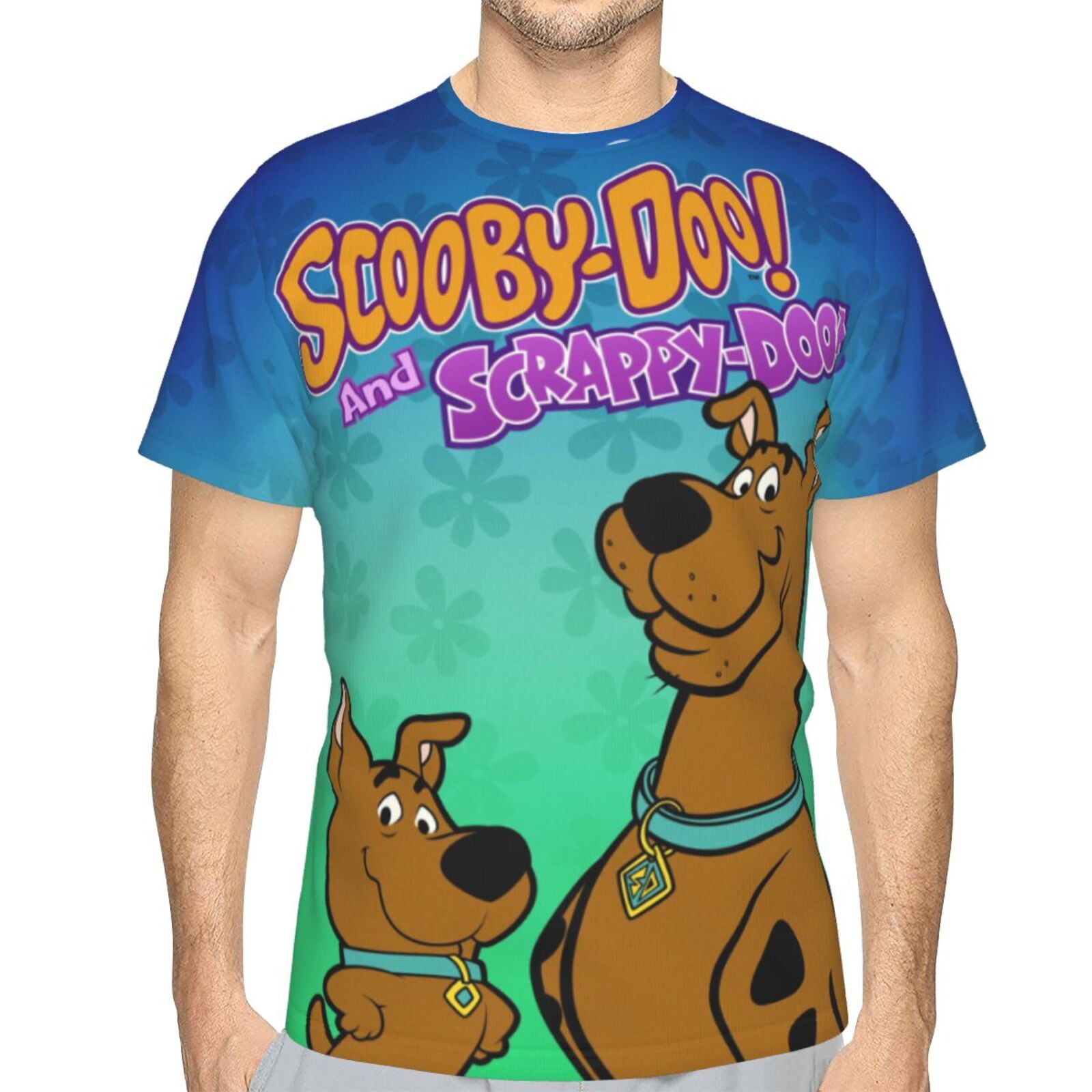 Men Women Scooby Doo Shirts Short Sleeve Cosplay Adults Anime T-Shirts ...