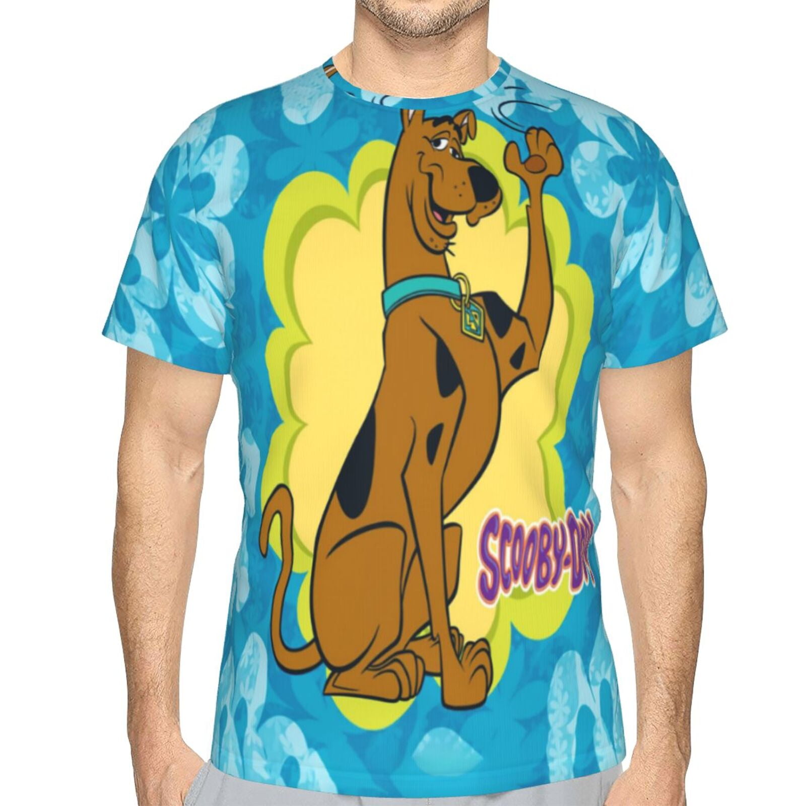 Men Women Scooby Doo Shirts Short Sleeve Cosplay Adults Anime T-Shirts ...