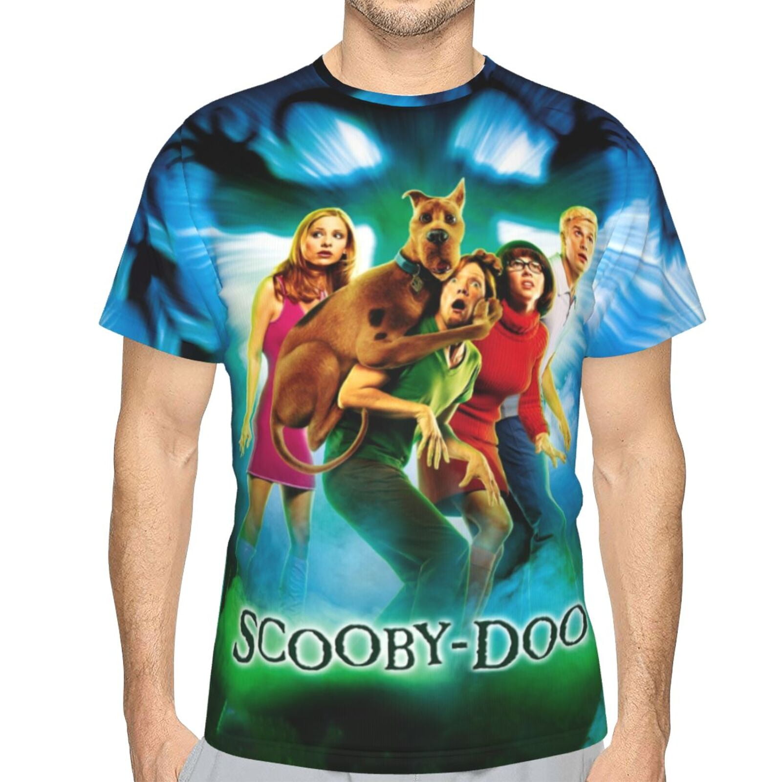 Men Women Scooby Doo Shirts Short Sleeve Cosplay Adults Anime T-Shirts ...
