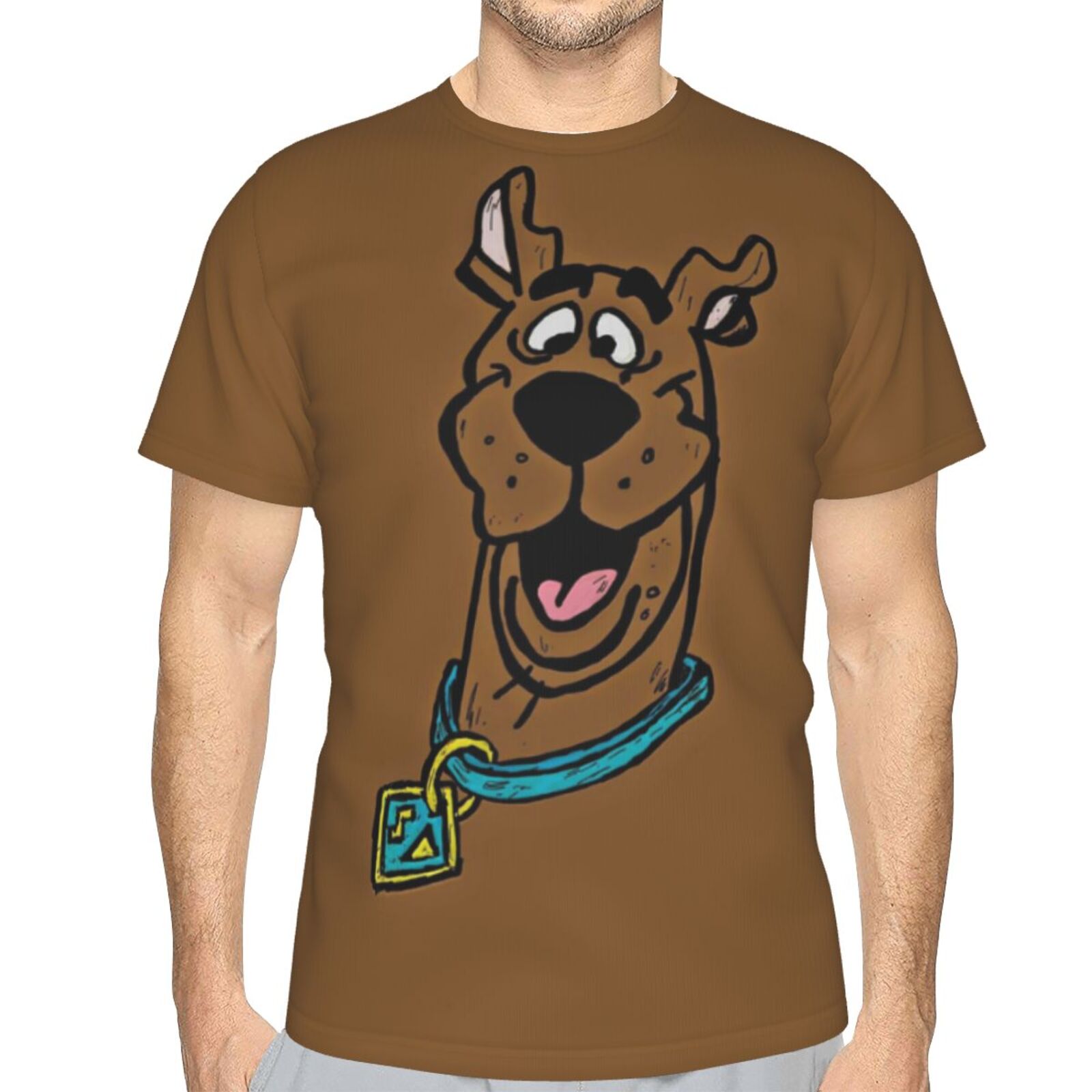 Men Women Scooby Doo Shirts Short Sleeve Cosplay Adults Anime T-Shirts ...
