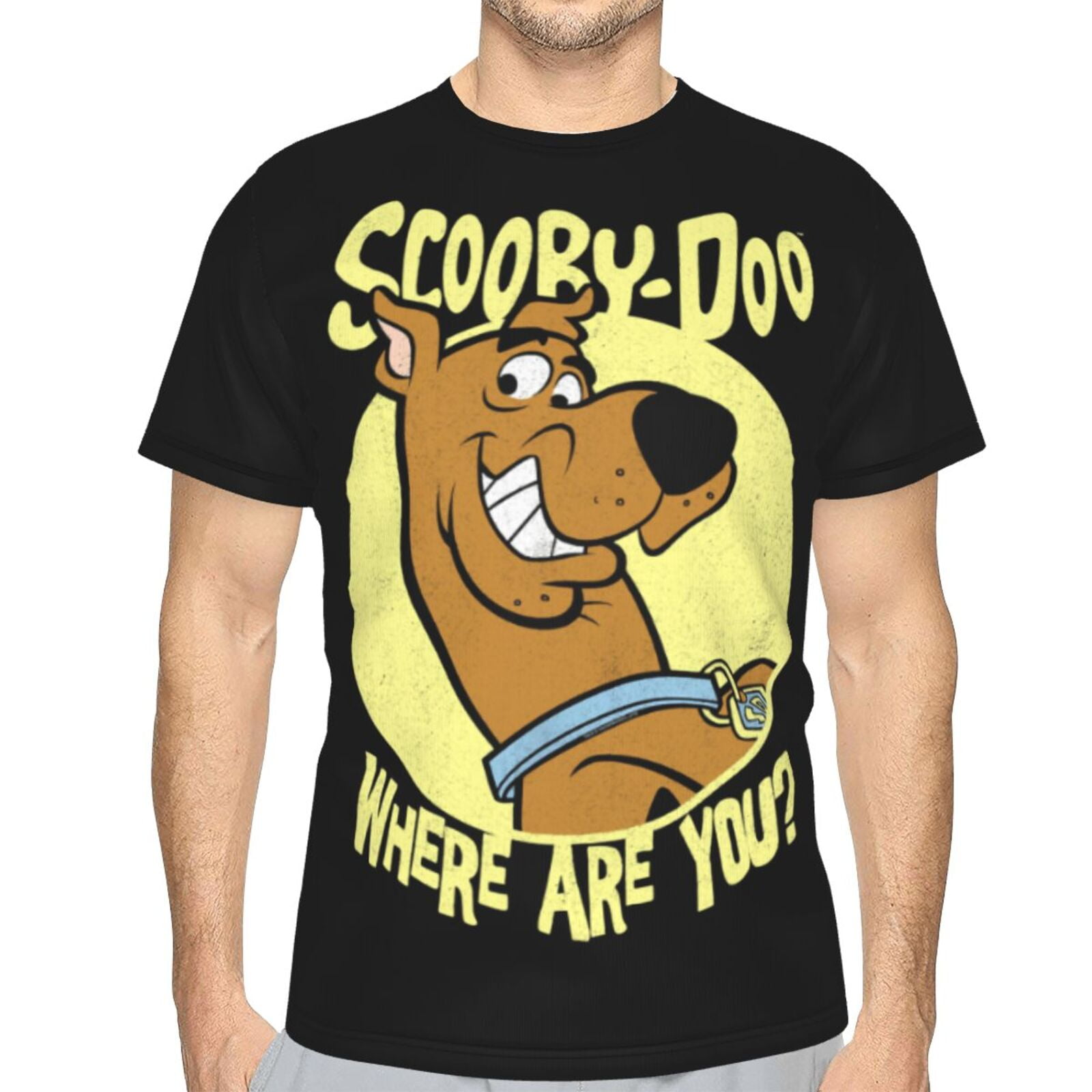 Men Women Scooby Doo Shirts Short Sleeve Cosplay Adults Anime T-Shirts ...