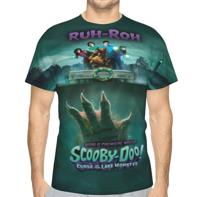 Men Women Scooby Doo Shirts Short Sleeve Cosplay Adults Anime T-Shirts ...