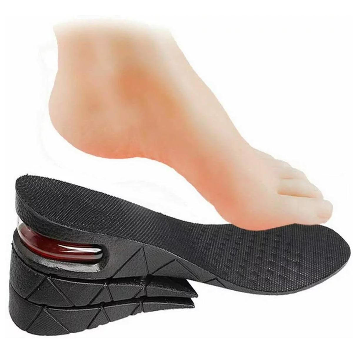 Men Women Shoe Insole Invisible Height Increase Heel Lift Taller ...
