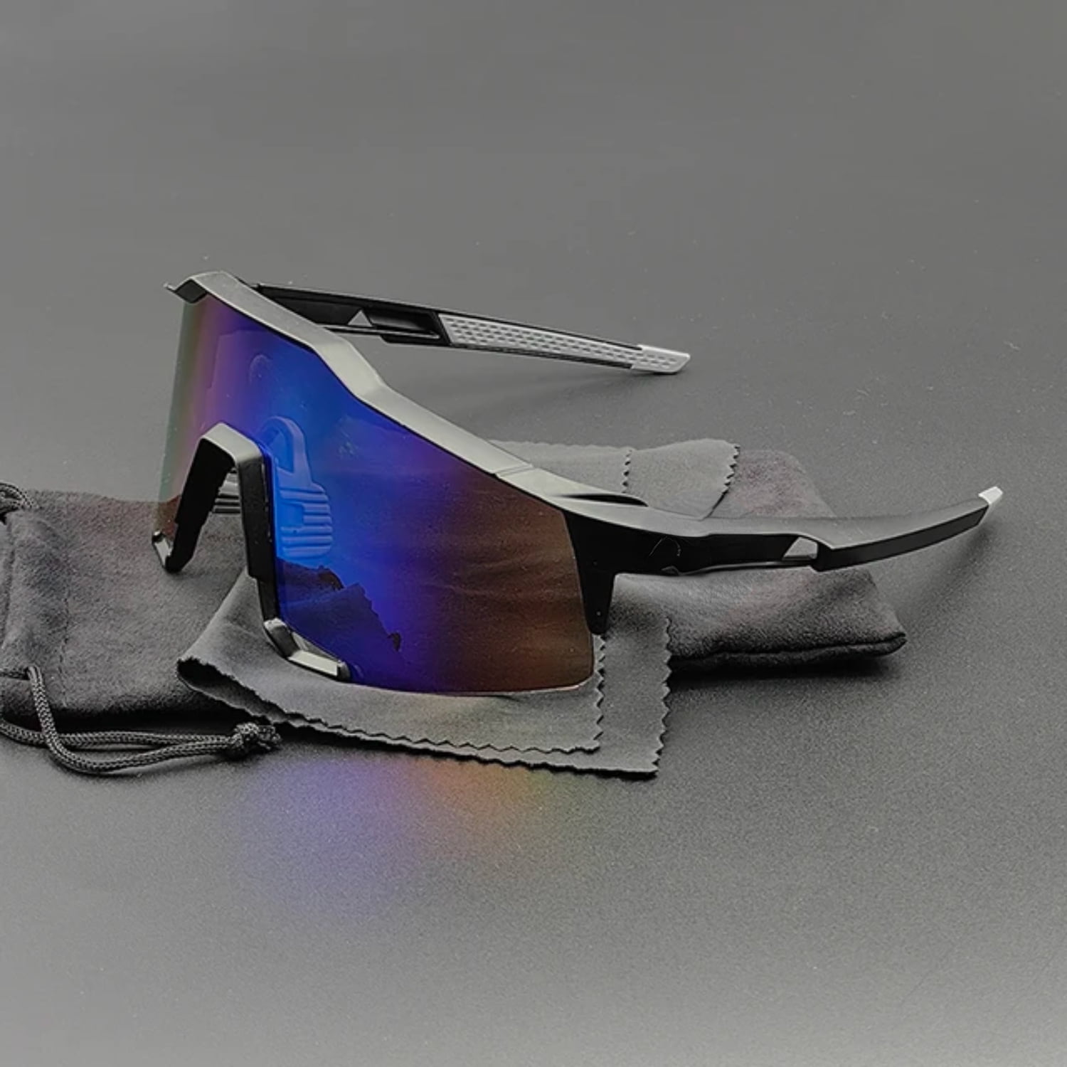Men Women Sport Road Bike Sunglasses Uv400 Rimless Cycling Glasses 2024