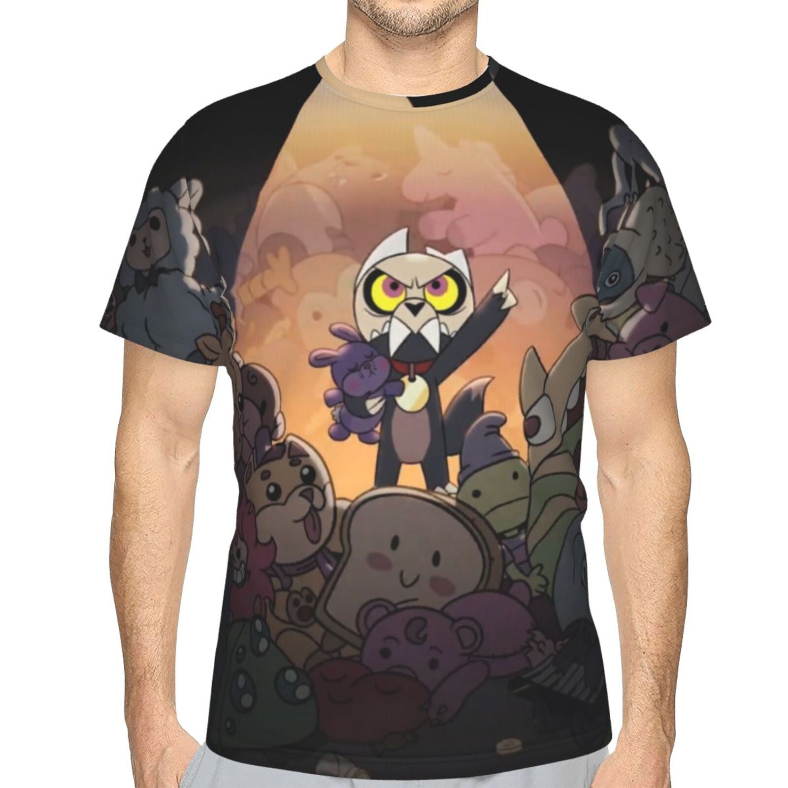 Men Women The Owl Hou-s Shirts Short Sleeve Cosplay Adults Anime T ...