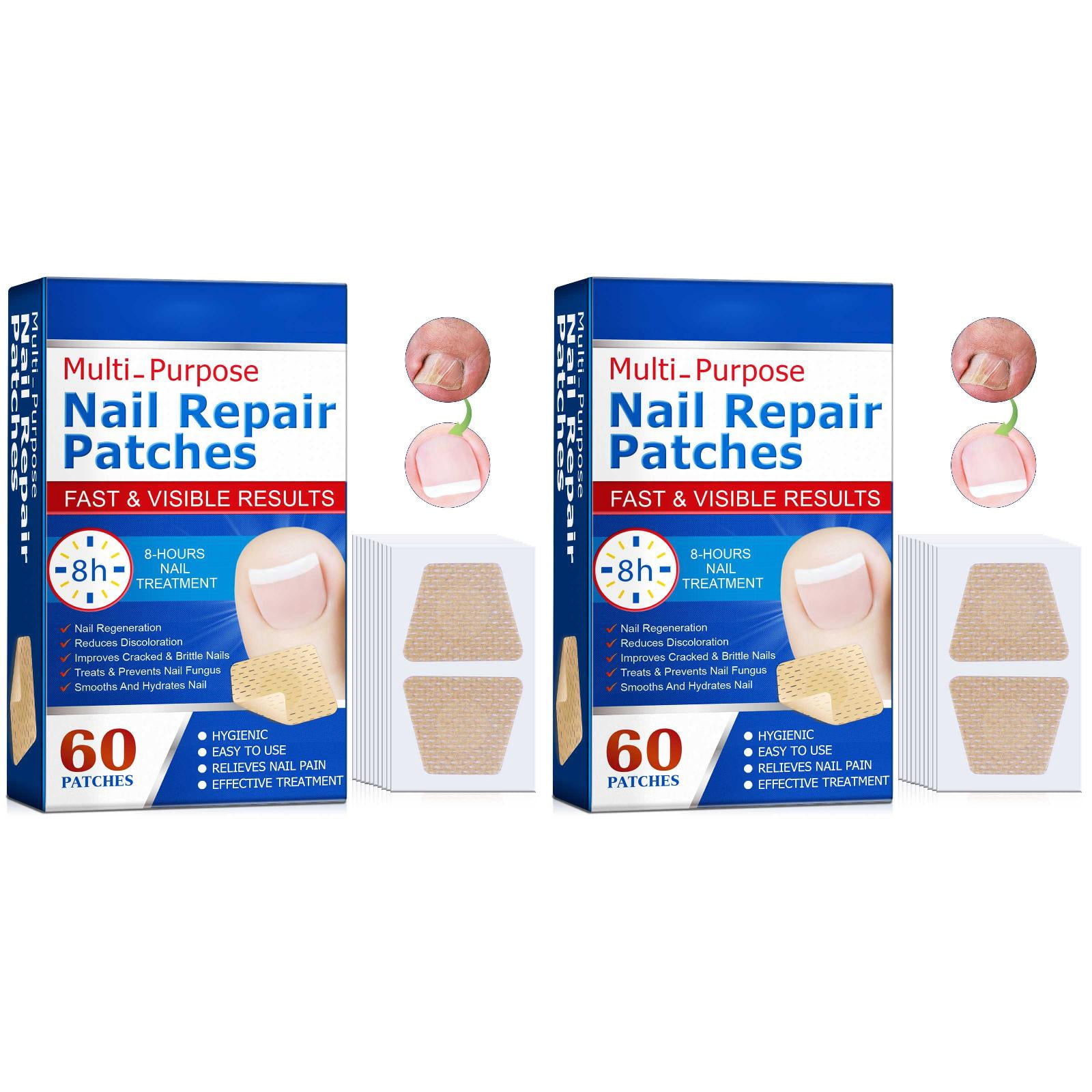Men Women Toenail Fungus Treatment Extra Strength Fungal Nail Patches ...