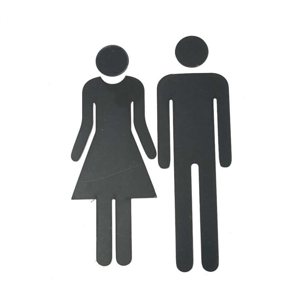 Men & Women Toilet/Loo/Bathroom/Restroom/Wc Door Sign Plates Wall ...