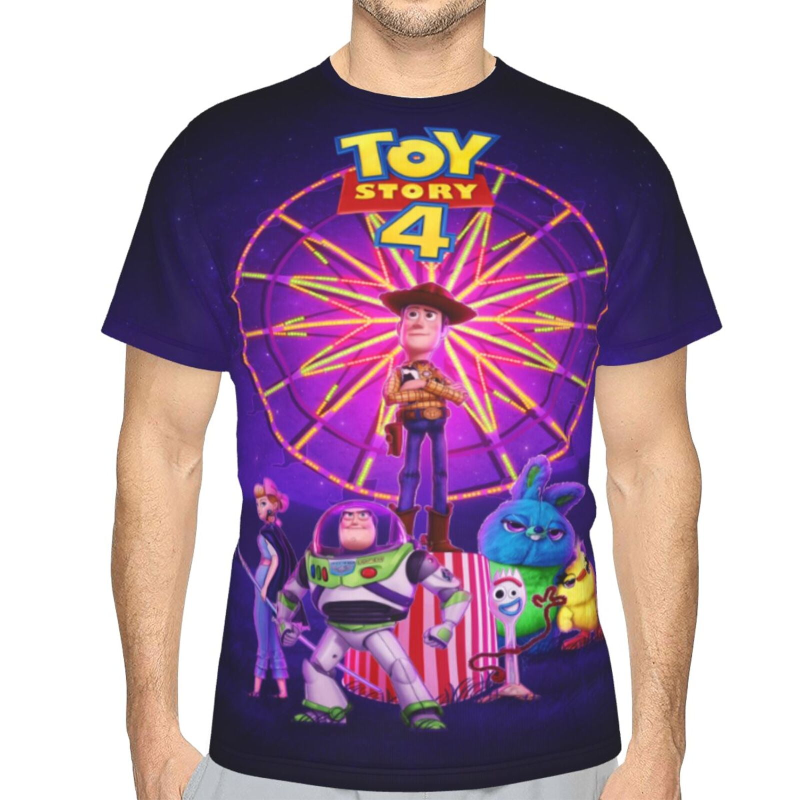 Men Women Toy Stor Shirts Short Sleeve Cosplay Adults Anime T-Shirts ...