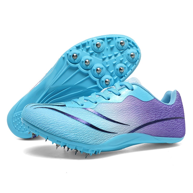 Men Women Track Field Events Cleats Sprint Shoes Athlete Short Spikes ...