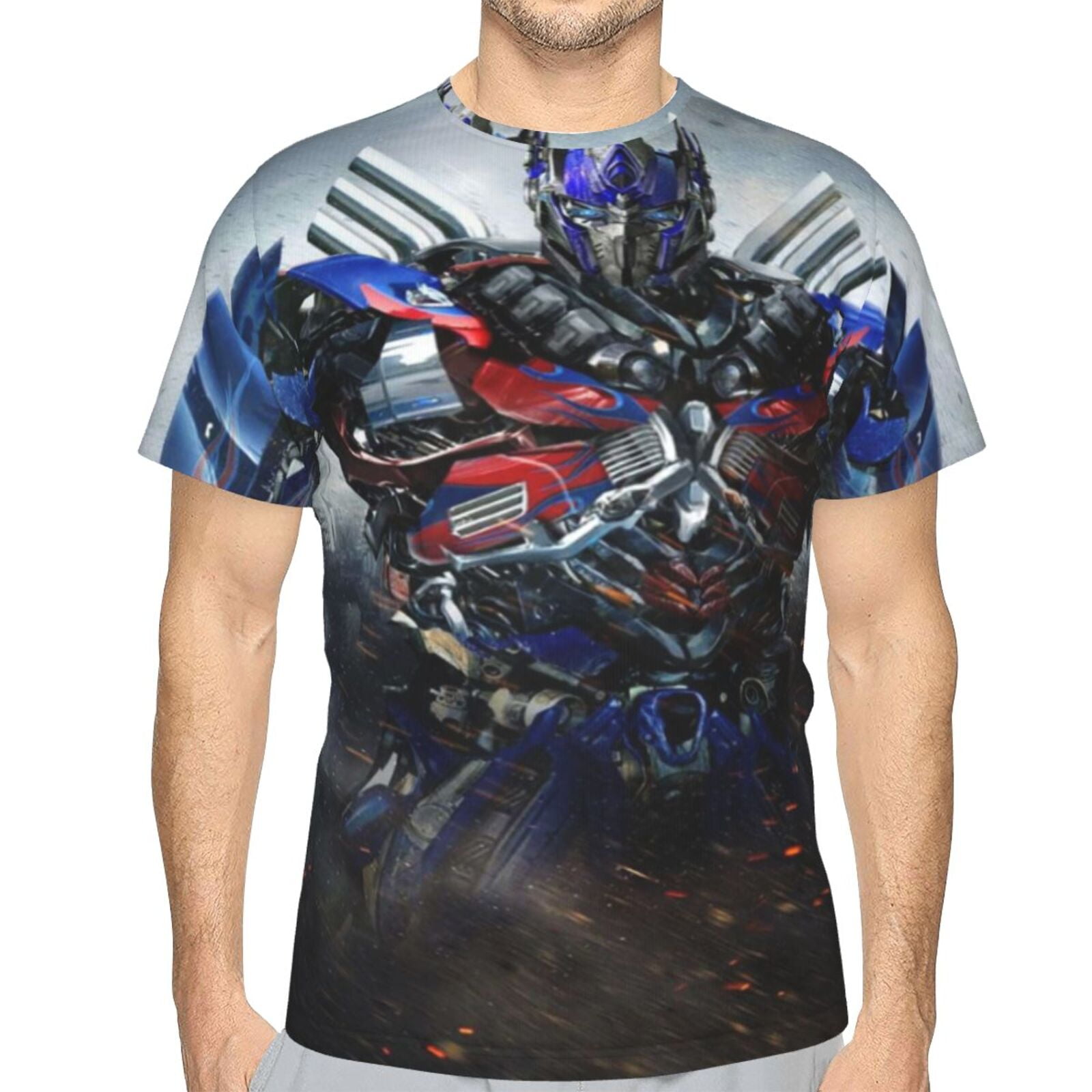 Men Women Transformers Shirts Short Sleeve Cosplay Adults Anime T ...
