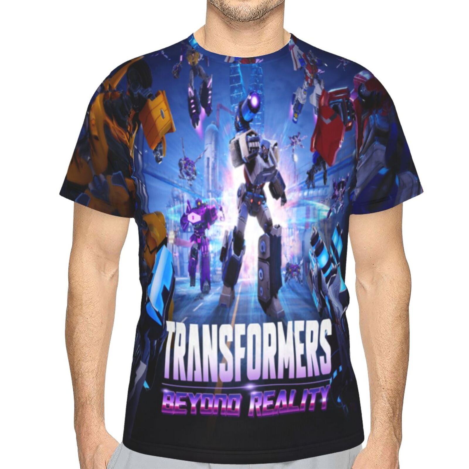 Men Women Transformers Shirts Short Sleeve Cosplay Adults Anime T ...