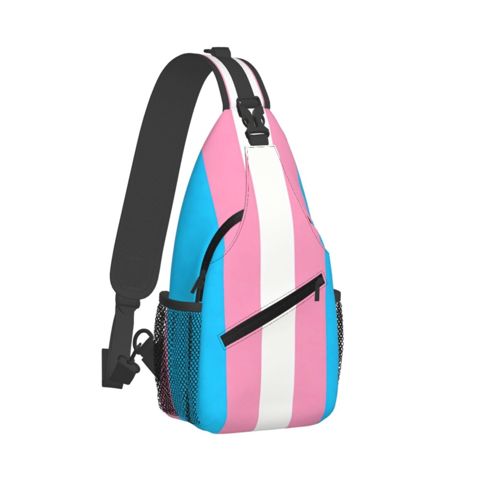 Men Women Transgender Flag Sling Crossbody Chest Bag Backpack with ...
