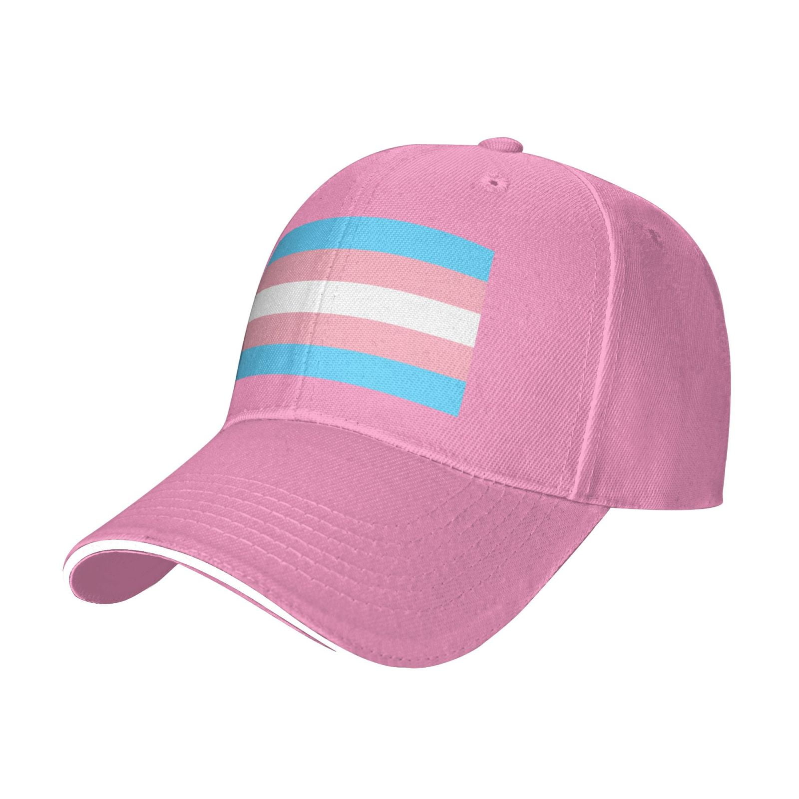 Men Women Transgender Pride Flag Baseball Cap Adjustable Sandwich Bill ...
