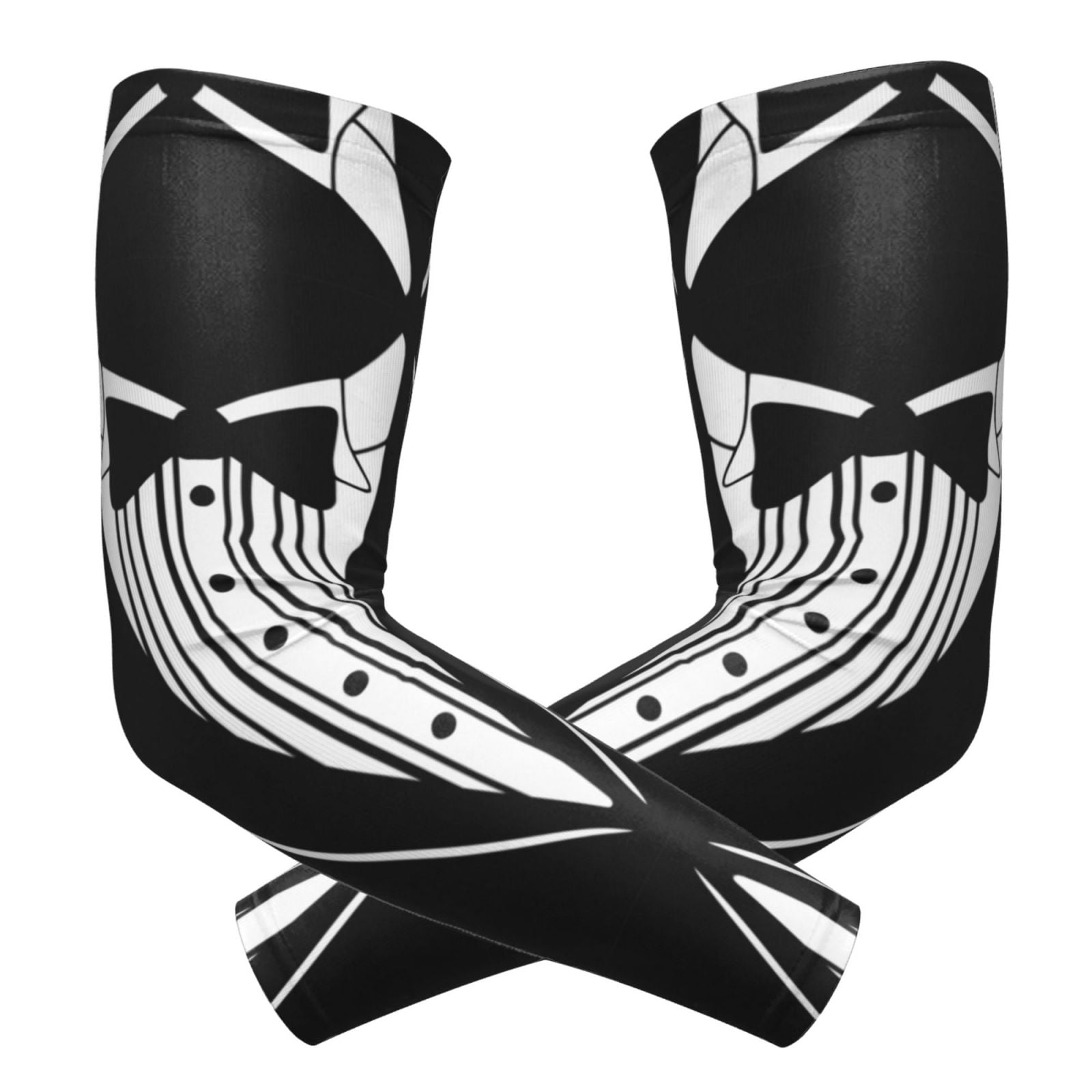 Men Women Tuxedo Compression Arm Sleeves Cover Arms For Tattoo Cover Up ...