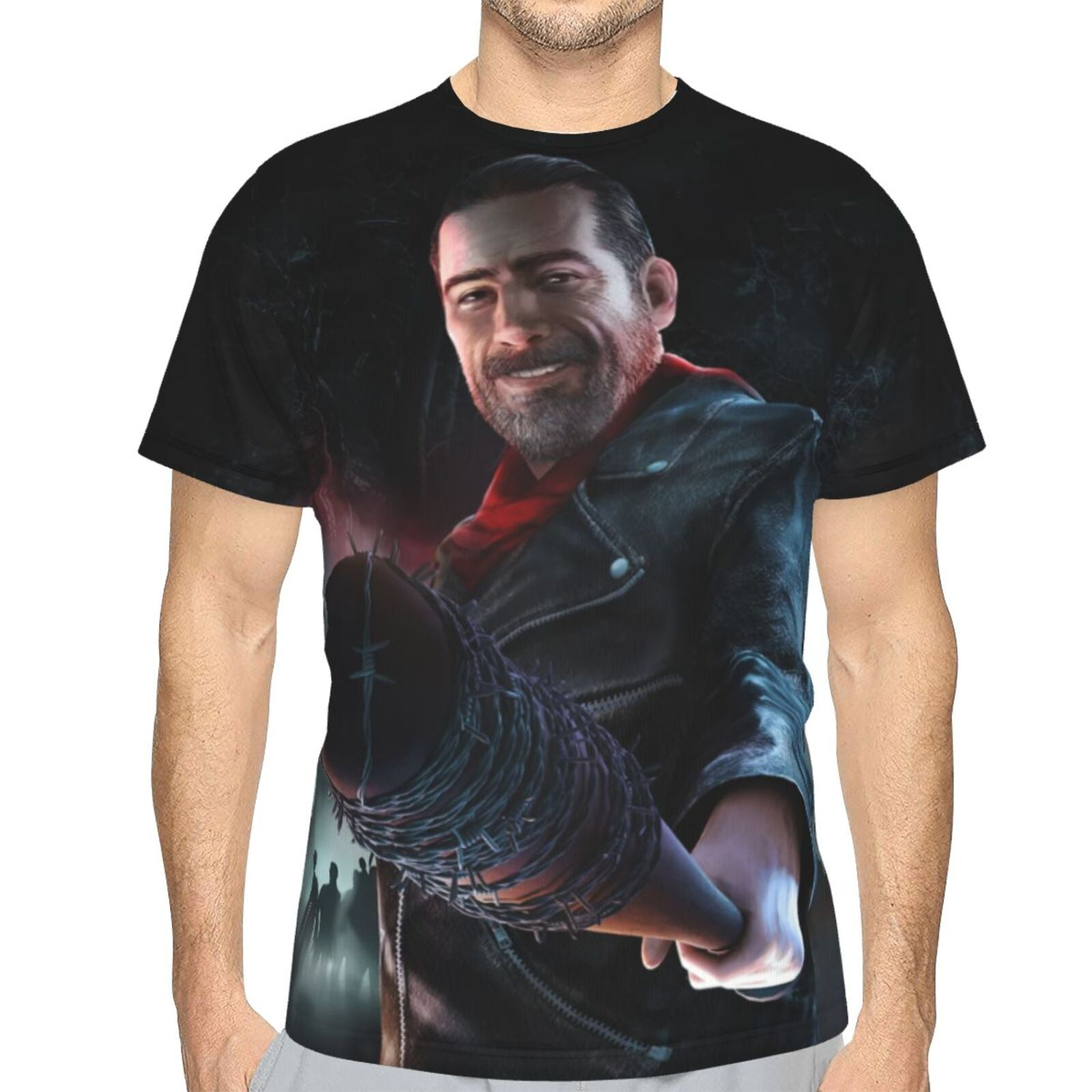 Men Women Walking Dead Shirts Short Sleeve Cosplay Adults Anime T ...
