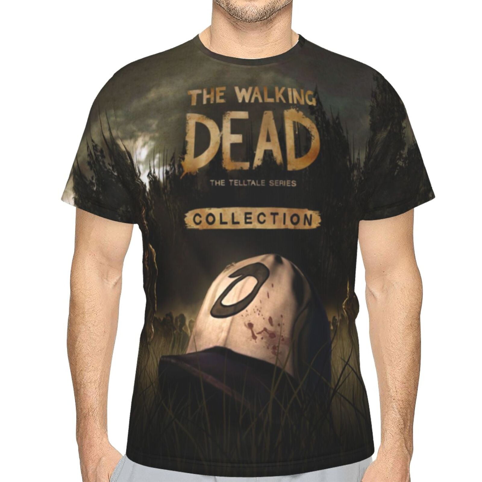 Men Women Walking Dead Shirts Short Sleeve Cosplay Adults Anime T ...