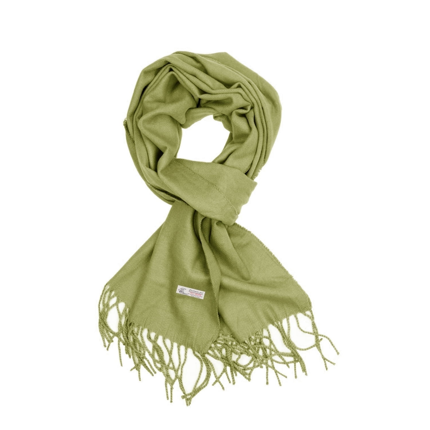 TZ Promise Men Women's Lime Scarves Solid Plain Classic Soft Long for ...
