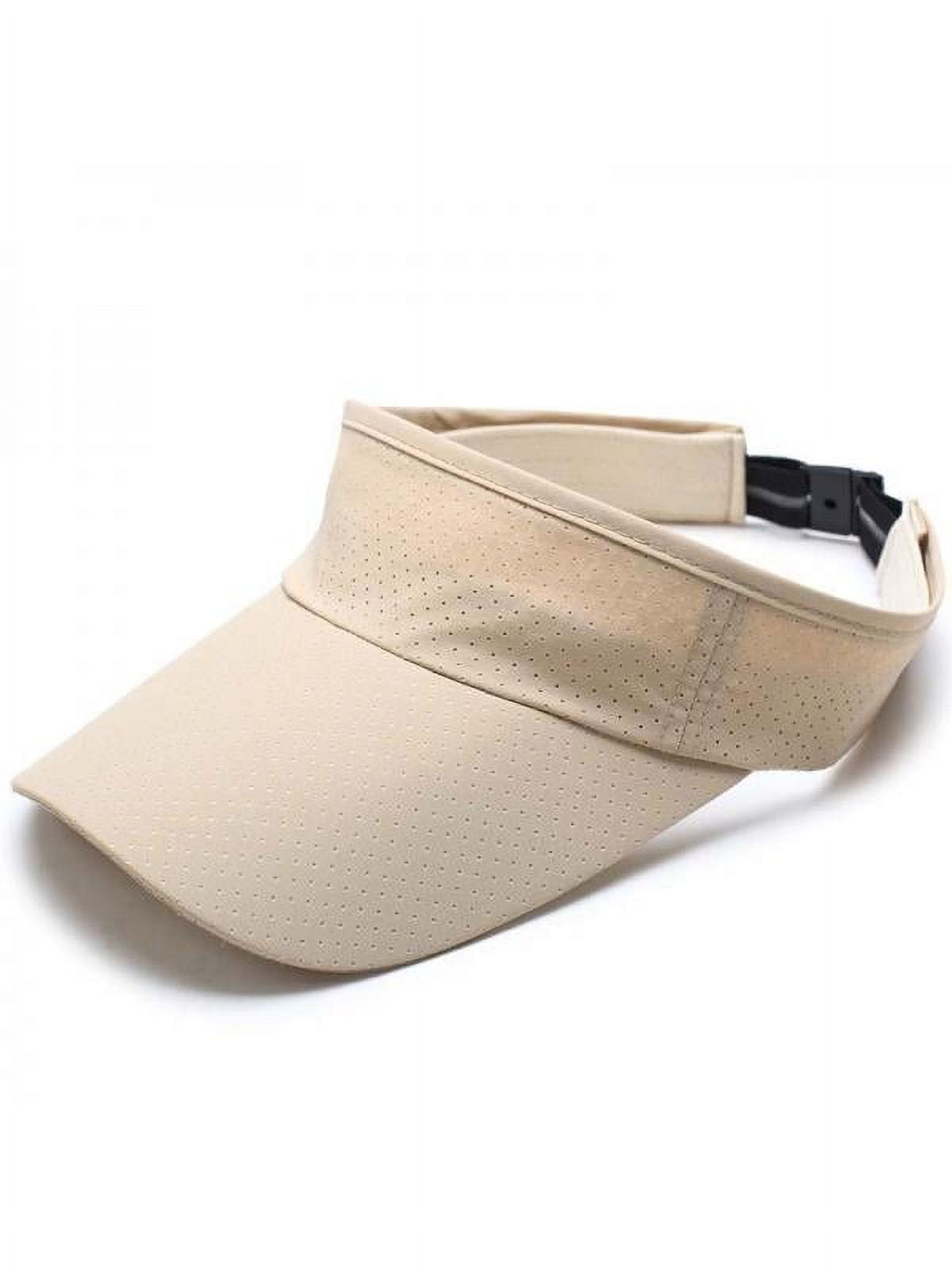 Men Womens Visor Sun Adjustable Hat Sports Tennis Golf Plain Baseball ...
