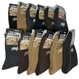 Men Wool Socks, Lamb Wool Warm Winter Lamb Hiking Boot Crew Socks, 12 ...
