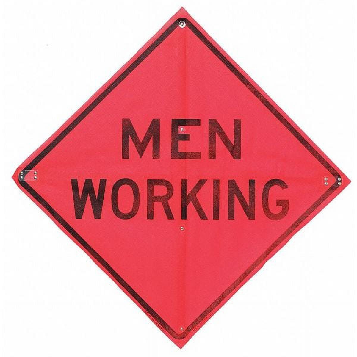 Men Working Traffic Sign,36" x 36" - Walmart.com