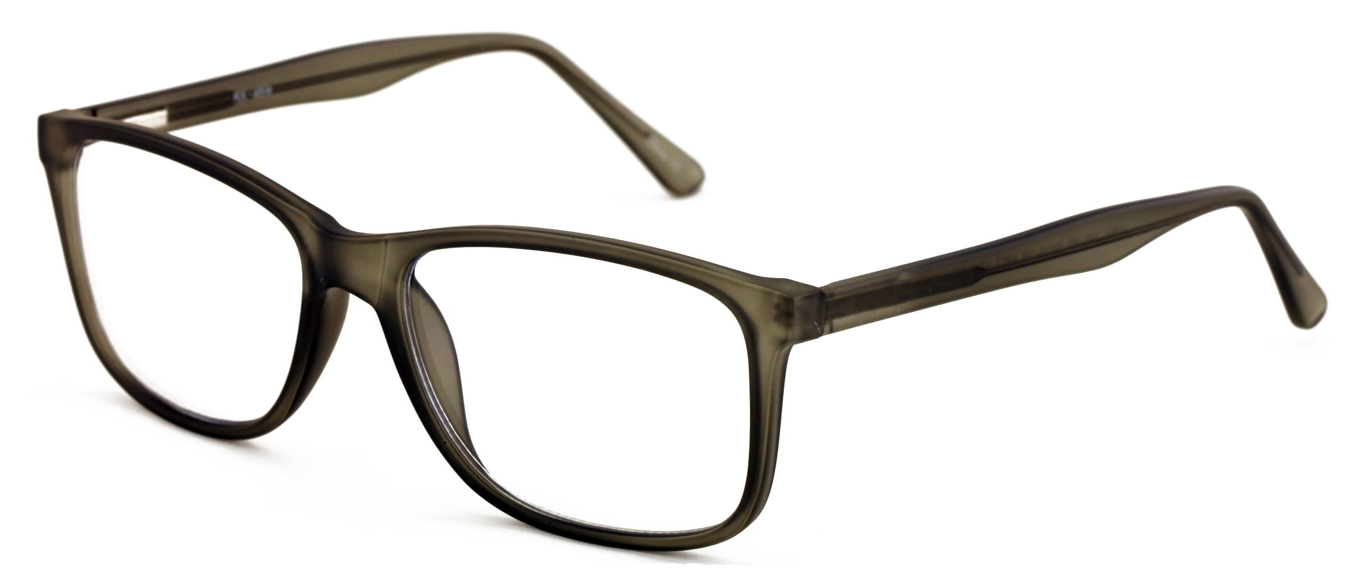 Men XL wide reading glasses clear lens optical reader Anti Blue Blocker ...
