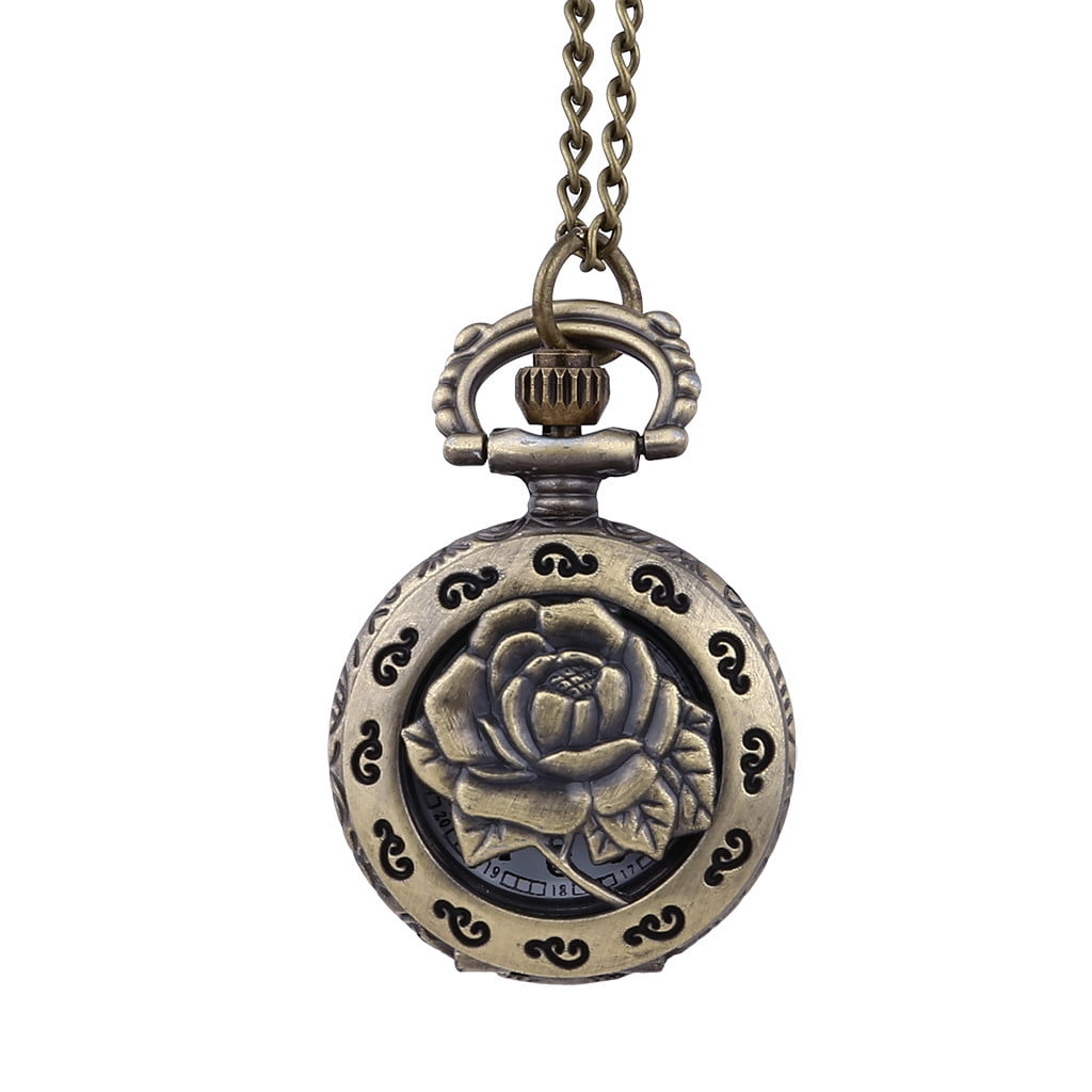 Men and Women Couple Pocket Watch Retro Quartz Hanging Table ...