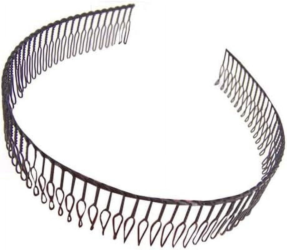 Men and Women Flexi Metal Wire Teeth Comb Alice Headband Hairband Black ...