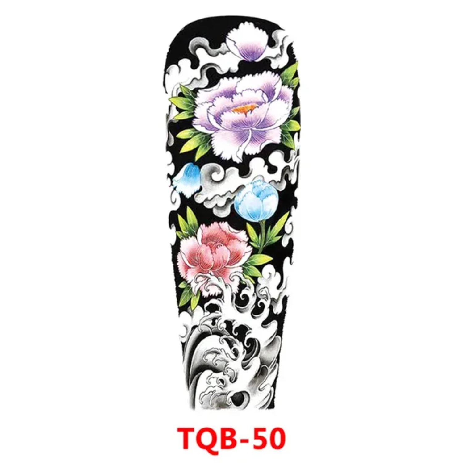 Men and Women Large Waterproof Temporary Geometric Totem Full Arm ...