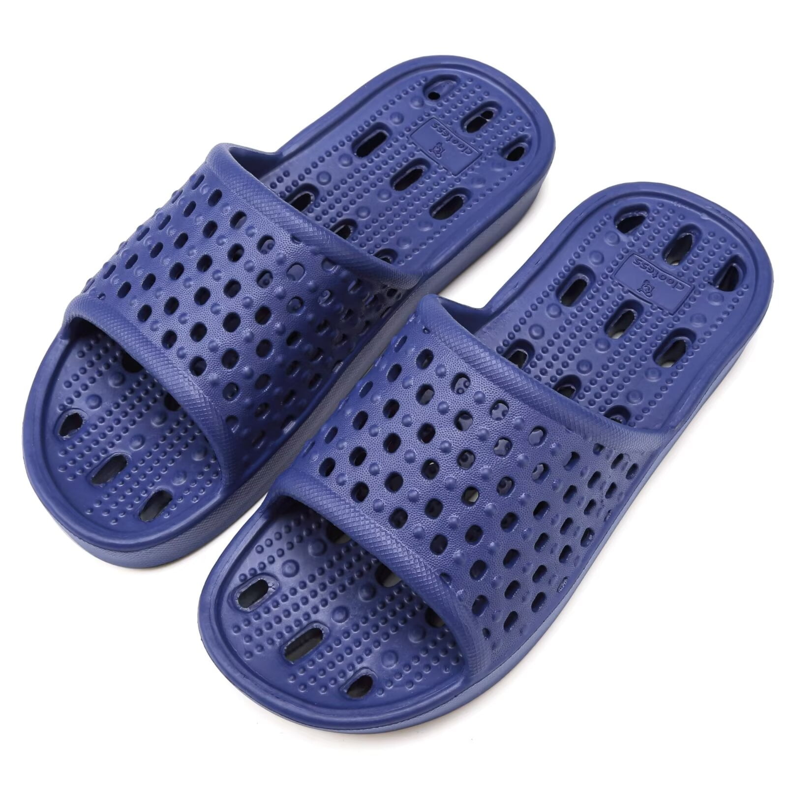 Men and Women Shower Shoes Slide Holes Bath Slipper Bathroom Sandal ...