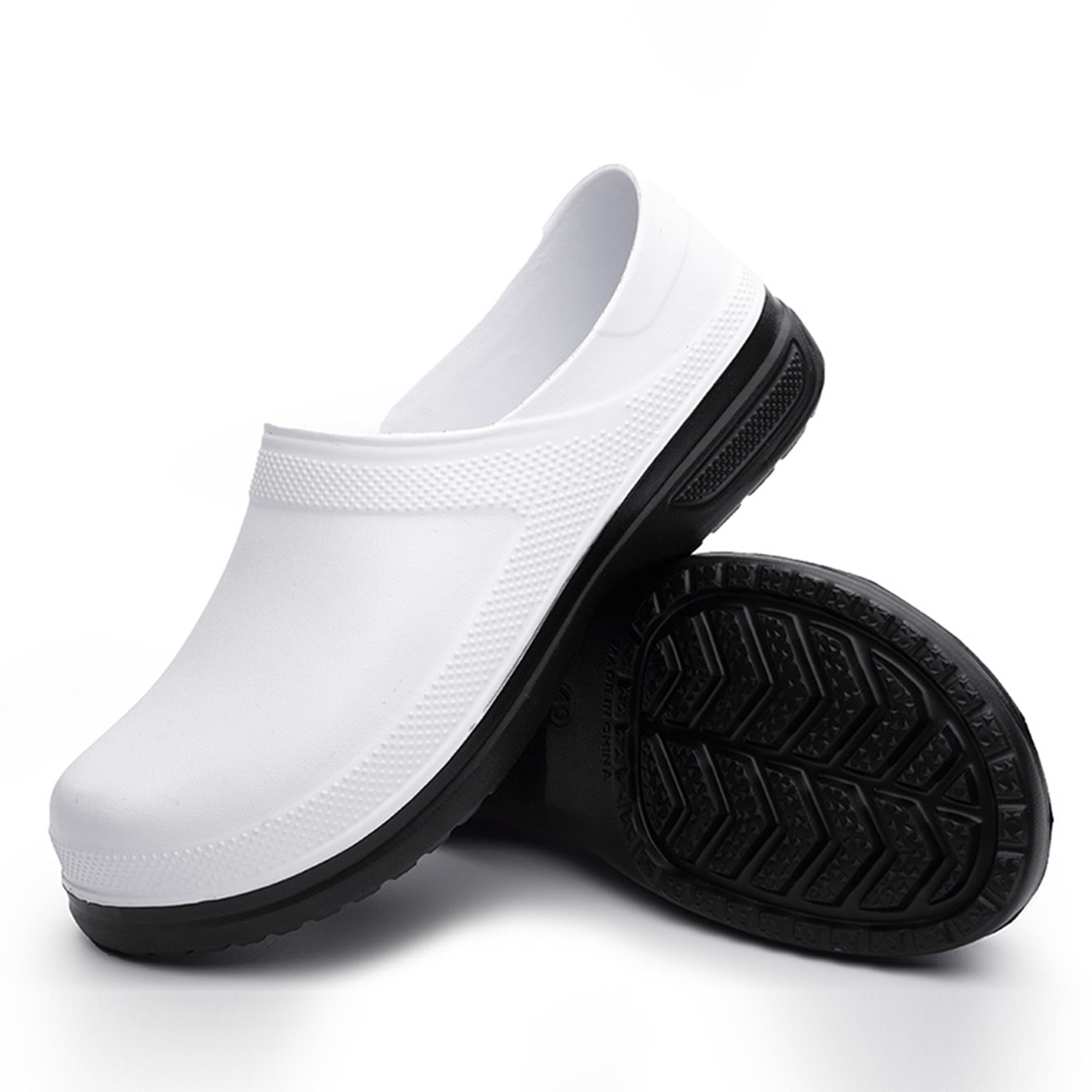 Men and Women's Non-Slip Chef Shoes Oil Water Resistant Safety Nursing ...