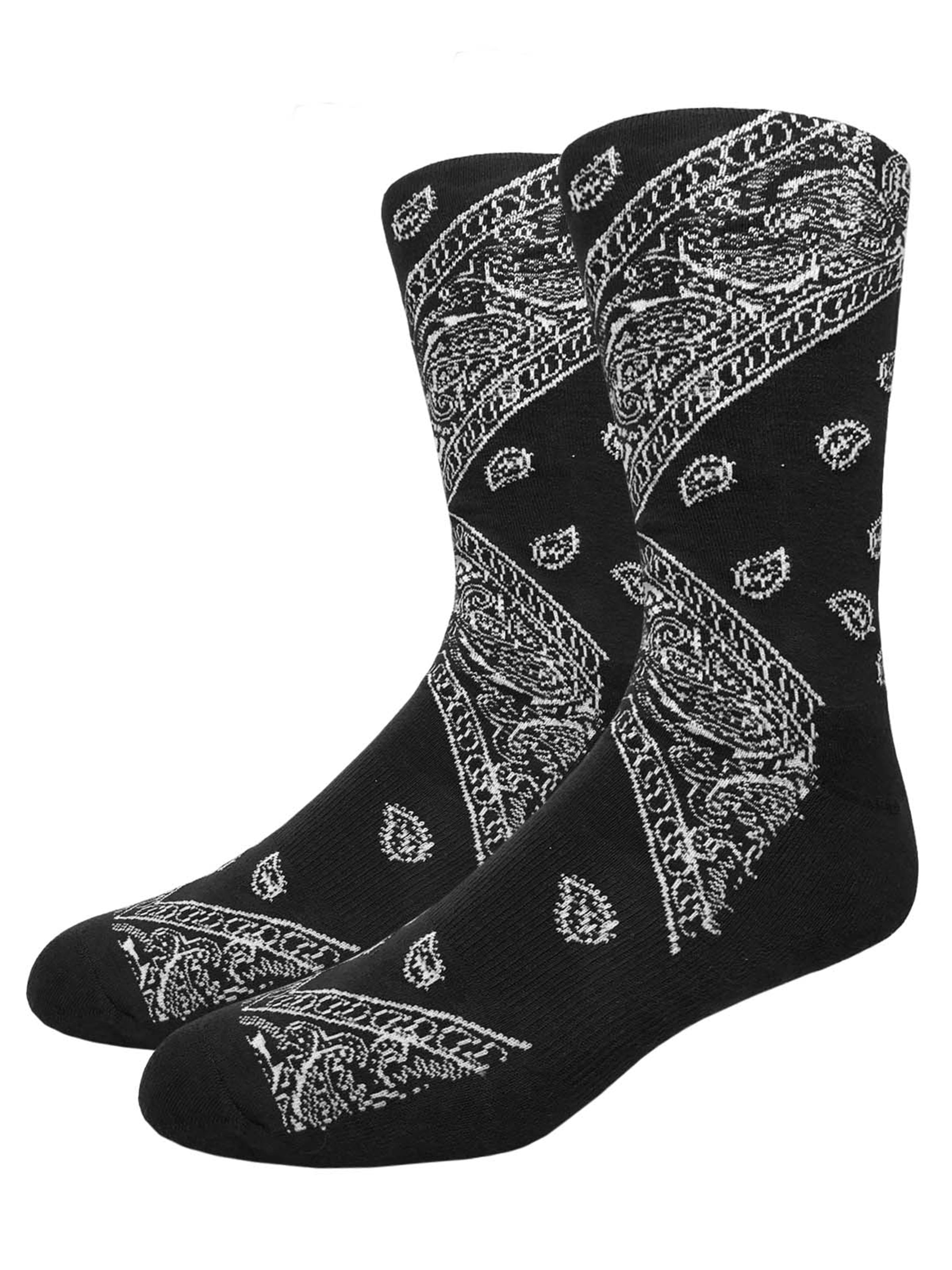Men's 1 Pair Truly Beautiful Comfortable Durable Soft Novelty Elite Bandana Socks LLRB-1P One ...