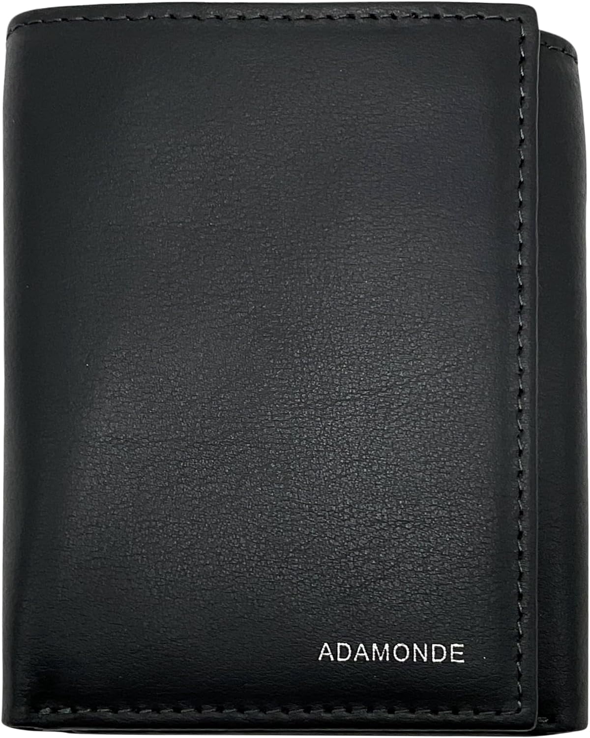 Men's 100% Genuine Leather Classy Trifold Wallet Featuring an ID Window ...
