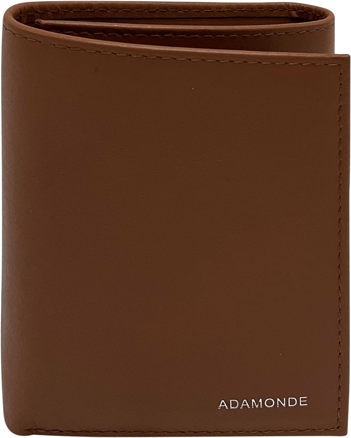 Men's 100% Genuine Leather Classy Trifold Wallet Featuring an ID Window ...