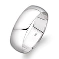 Men's 14K Solid Gold Wedding Band, 6mm, Classic Fit, High-Polish Ring ...