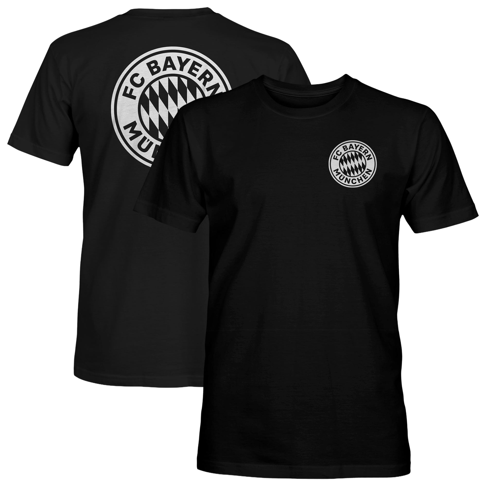 Men's 1863FC Black Bayern Munich Large Logo Heavyweight T-Shirt ...
